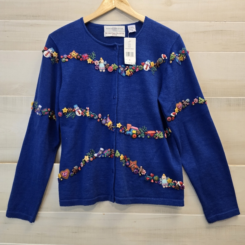 {M} NWT VINTAGE Marisa Christina Holiday Christmas Sw… - Gem